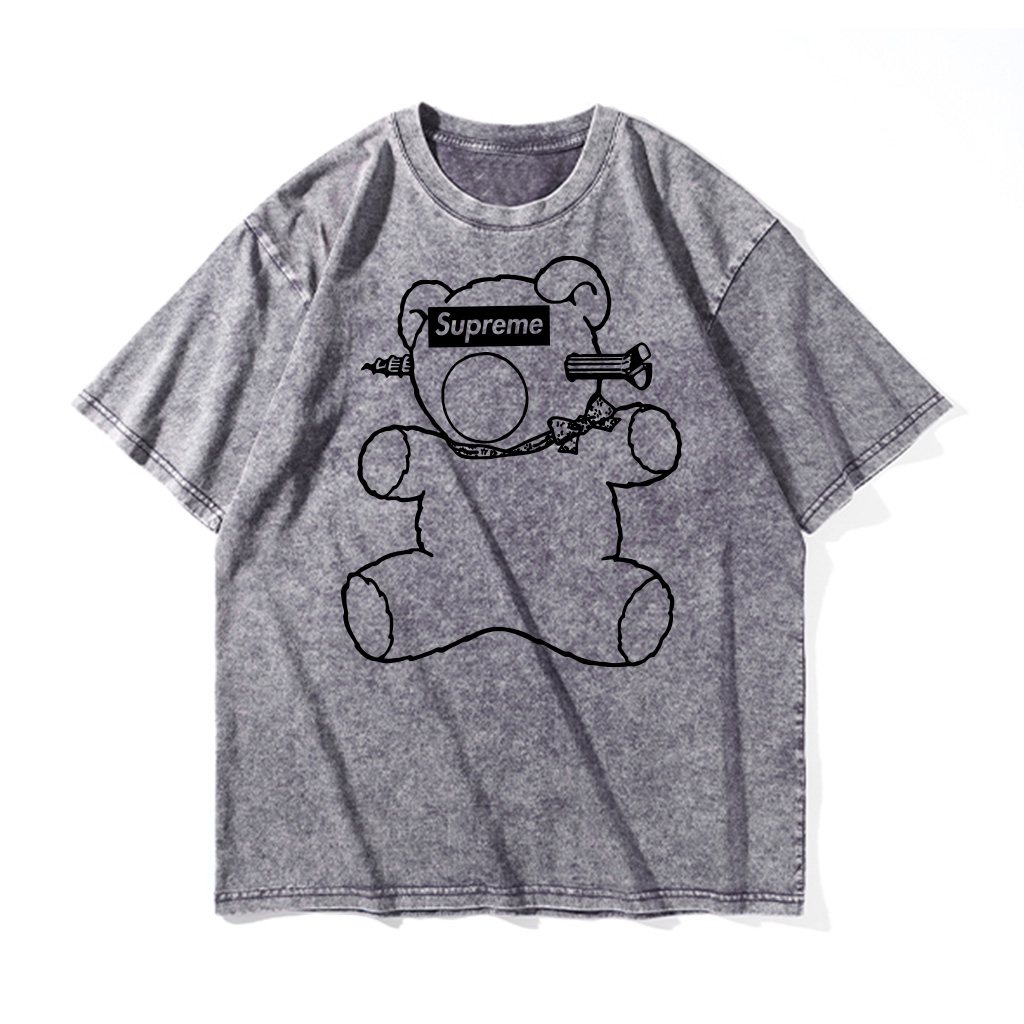 ZeitStitch Bolt-Bar Teddy Mineral-Wash Tee – ZeitStitch